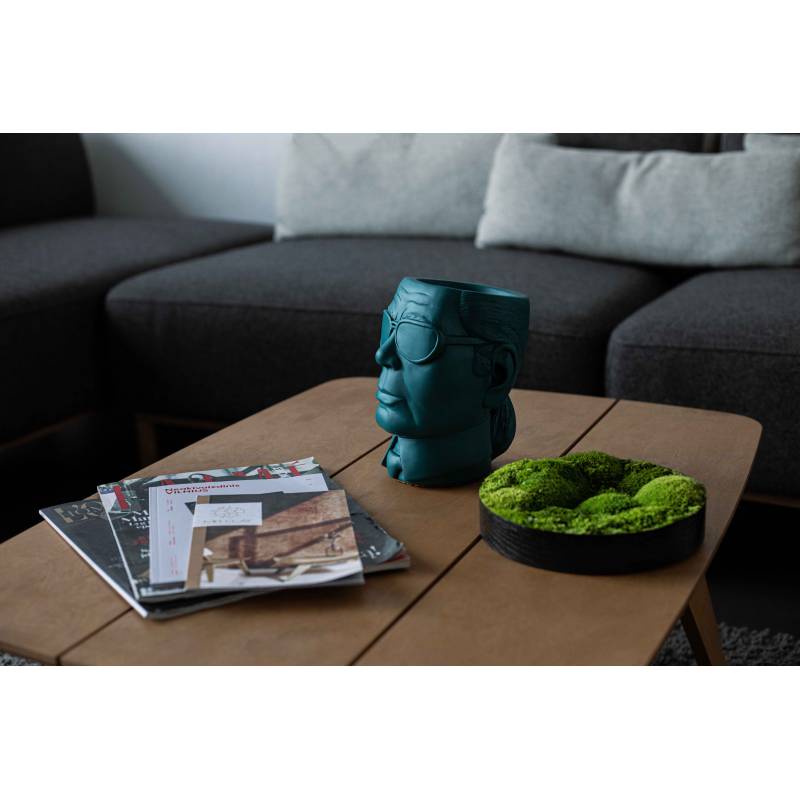 Skulptūra – organaizeris Karlas turkio spalva