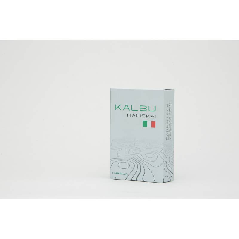 Kortų žaidimas KALBU itališkai