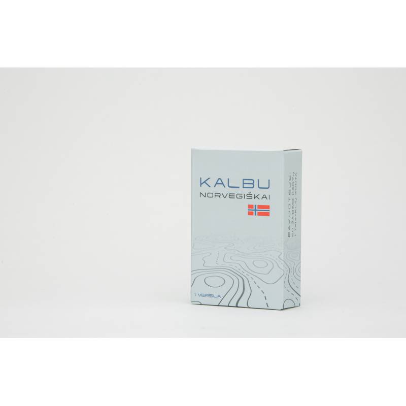 Kortų žaidimas KALBU norvegiškai